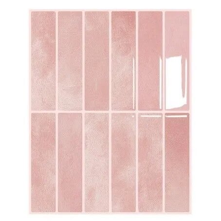 Самоклеящиеся стеновые панели наклейки pозовый, для ванной, гостиной, декора помещений и мебели, фартук для кухни на стену . Имитация кафельной плитки 22.9*29см. Комплект - 5 шт