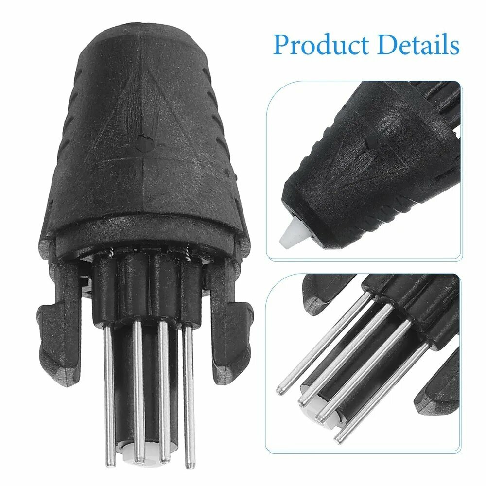 Сменный наконечник Pen Head для 3D ручек, универсальный черный пластиковый наконечник 5 см, точная детализация и плавный поток нити, подходит для различных моделей 3D-ручек