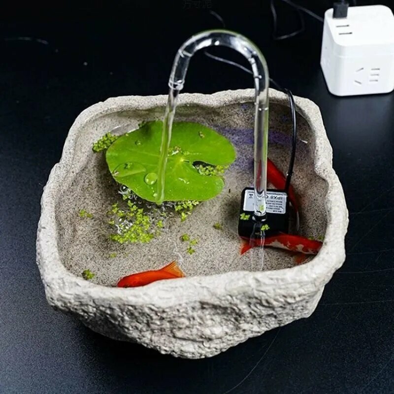 Настольный фонтан с циркулирующей водой для привлечения богатства в гостиную