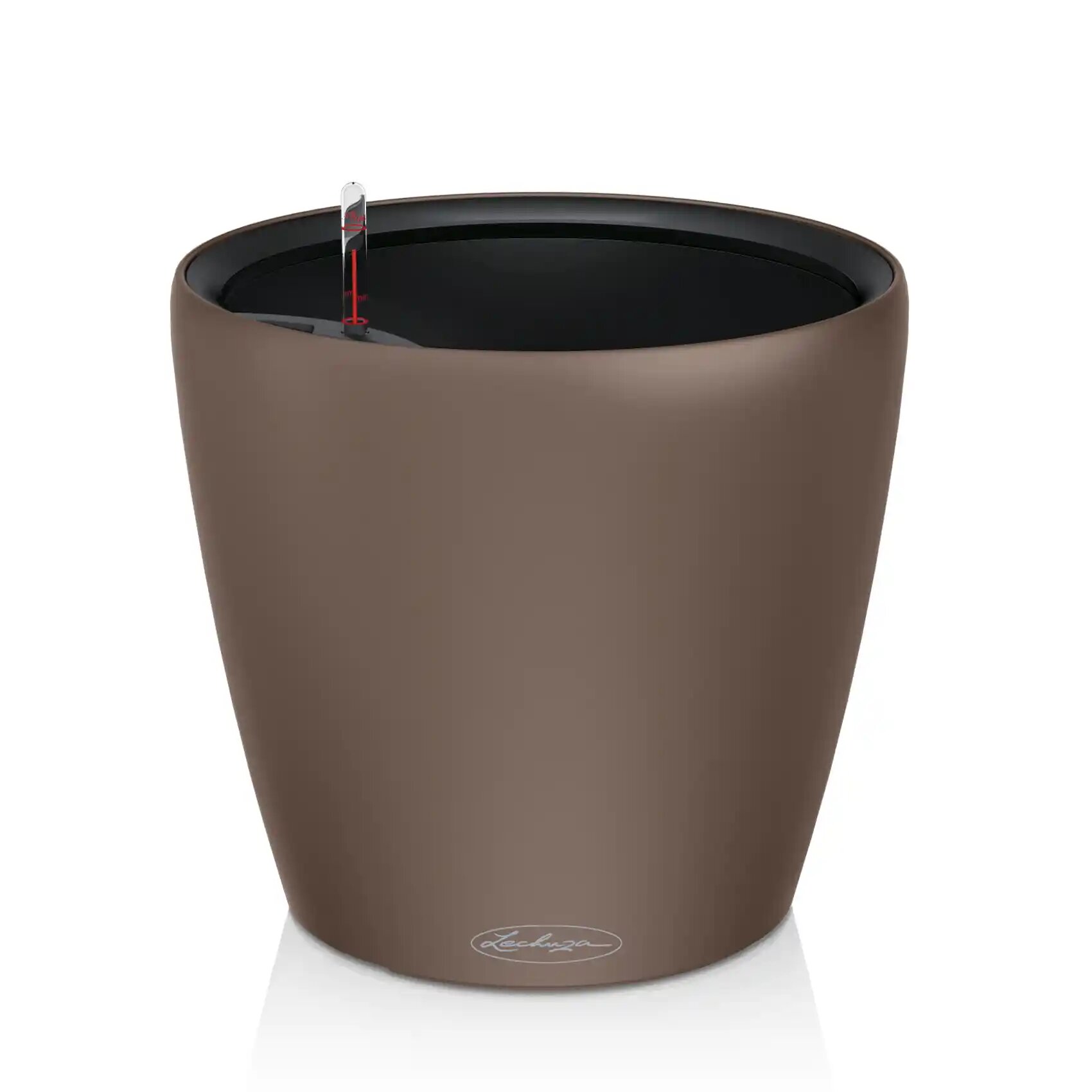 Кашпо с автополивом Lechuza Classico Color LS 35, D36 H32,5, мускатный, матовый / Горшок для цветов Лечуза 13 л.