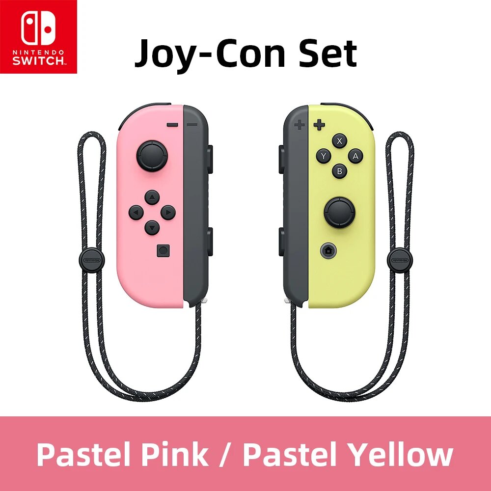 Nintendo Switch Joy-Con, розовый и желтый