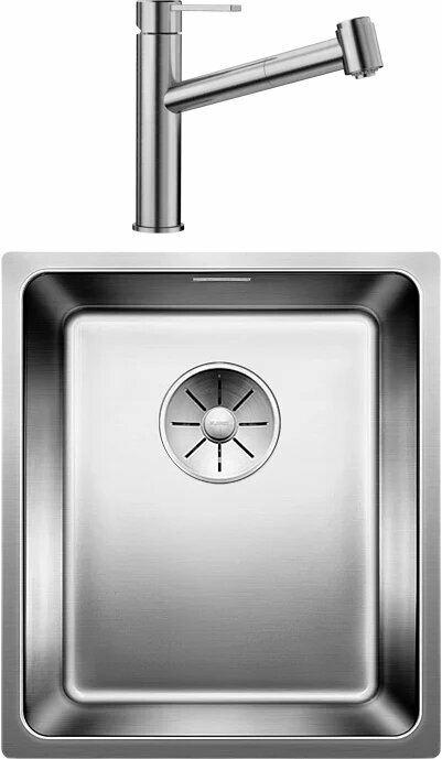 Комплект Мойка Blanco Andano 340-U / Смеситель Ambis-S 523119