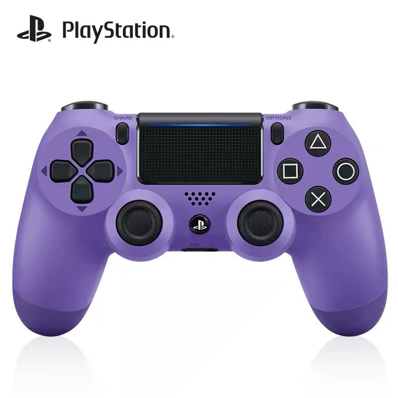 Электрически-фиолетовый Новый PS4 Pro Беспроводной Контроллер Bluetooth для ПК, Steam, iOS Игровых Устройств -