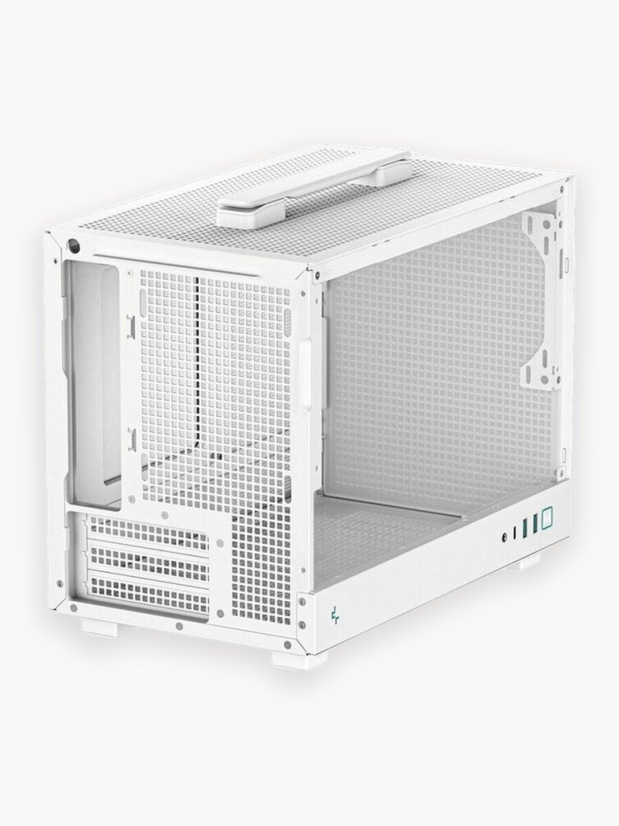 Корпус для компьютера Deepcool CH160WH (R-CH160-WHNGI0-G-1) белый, miniITX без БП