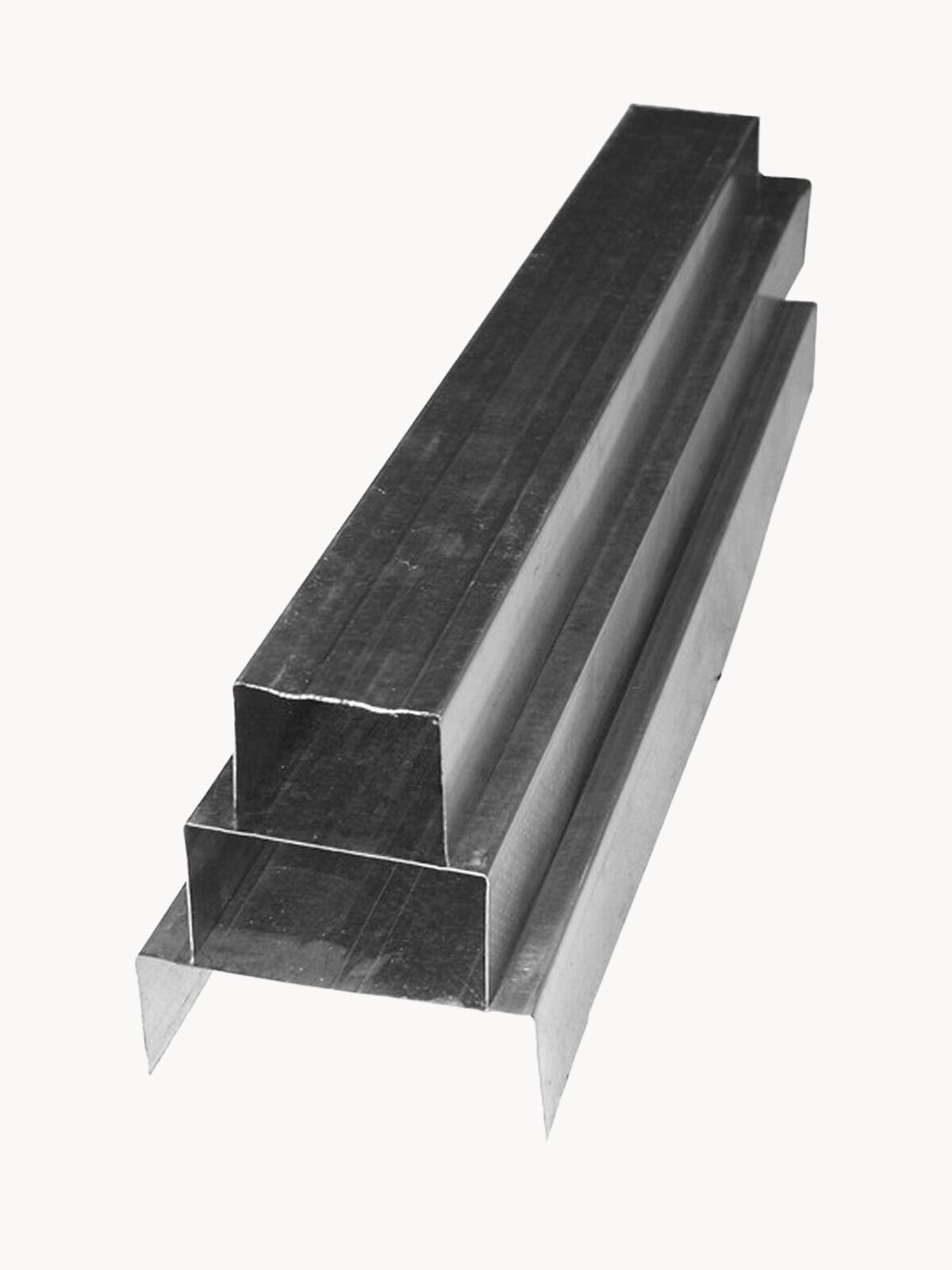 Профиль направляющий из оцинкованной стали Таврос 3000х50 мм