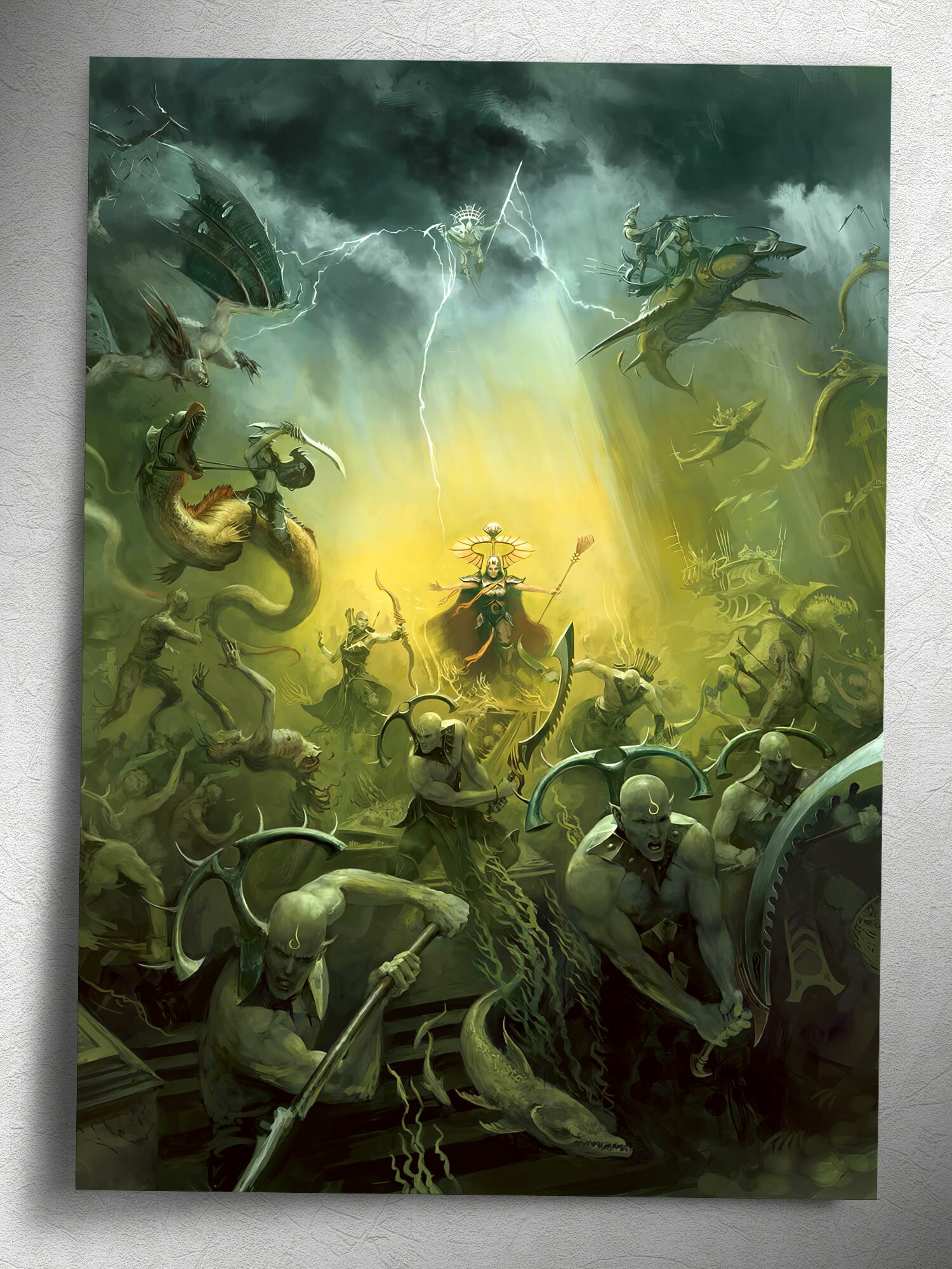 Постер: Глубинорожденные идонеты (Вархаммер Фентези Баттлс, Warhammer Fantasy Battles)