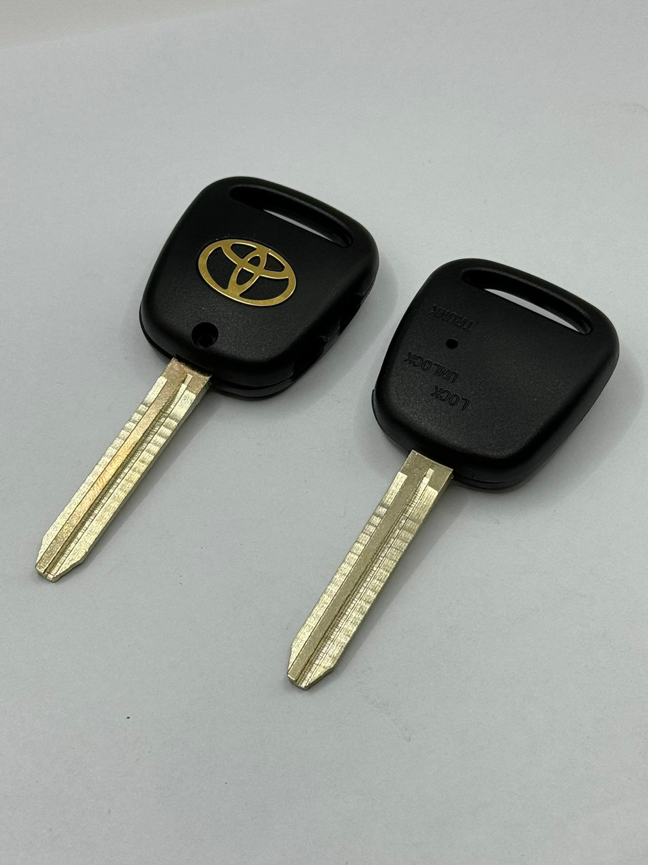 Заготовка ключа Тойота Toyota авто дистанционного брелок чехол 2 сторона-кнопочный лезвие toy43 для карина estima harrier_B-152 10 шт .