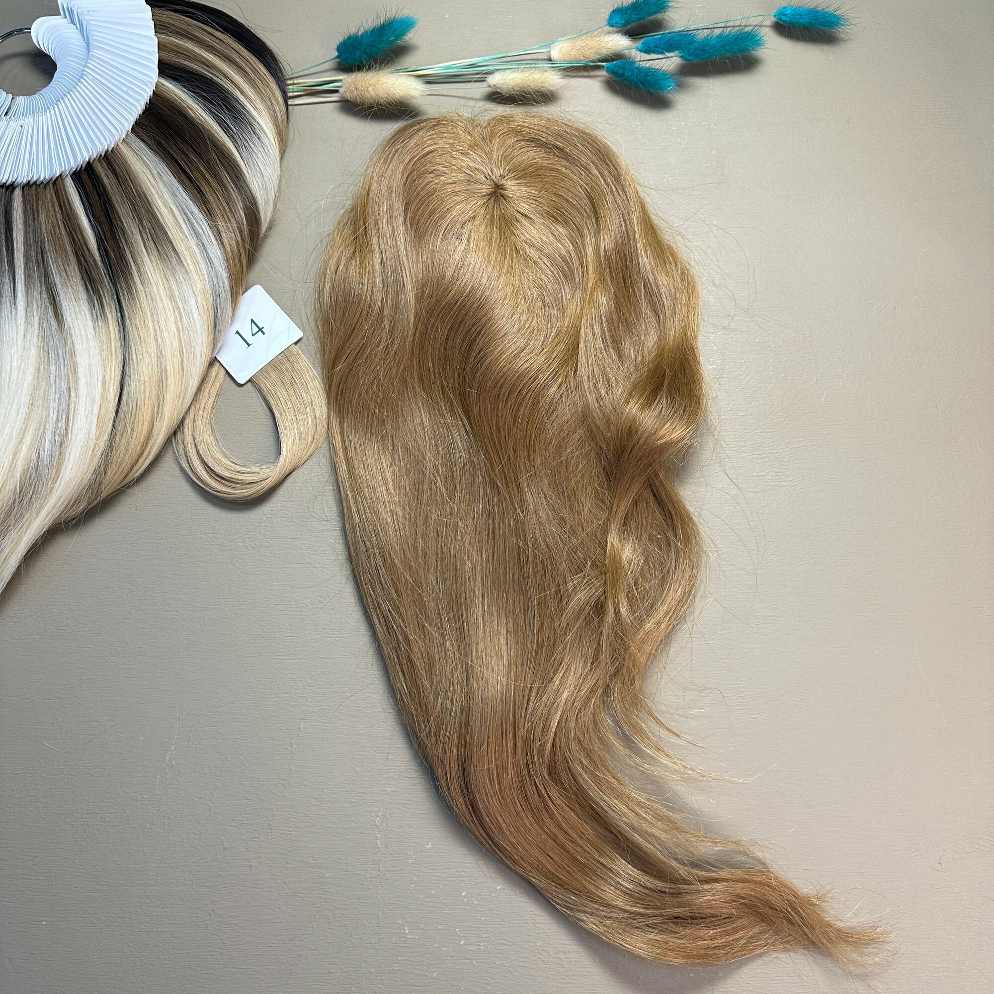 Микросистема теменная из европейских волос Belli Capelli 40 см №14