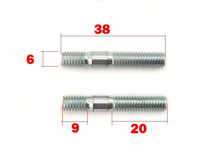 Шпильки глушителя 139QMB, 157QMJ - 2 шт.