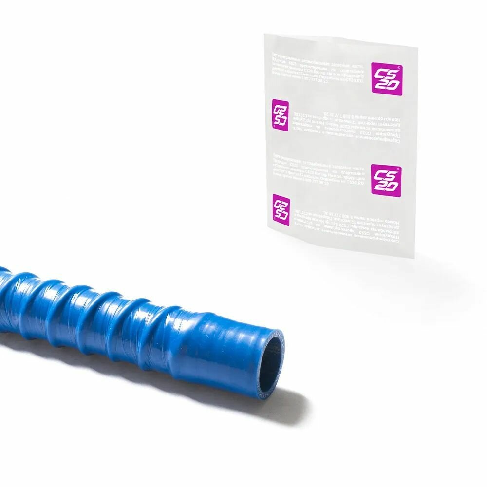 Патрубок универсальный гофрированный D35x45 мм, L 400 мм силикон с метал. кордом серии PROFI арт 15327