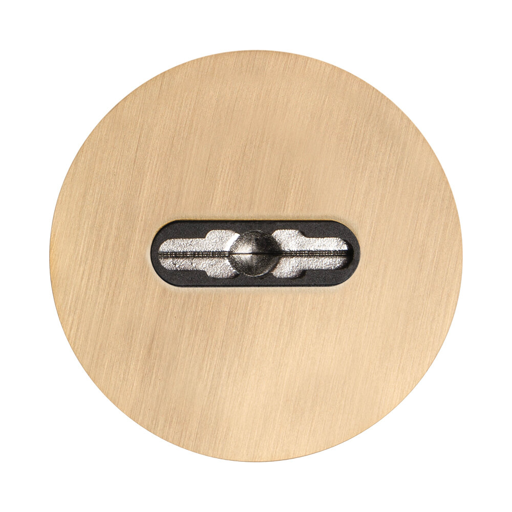 Накладка Fuaro (Фуаро) на сувальдный замок ESC. S-auto. RLR/R.486 SSG-39 сатинированное золото (1шт.)