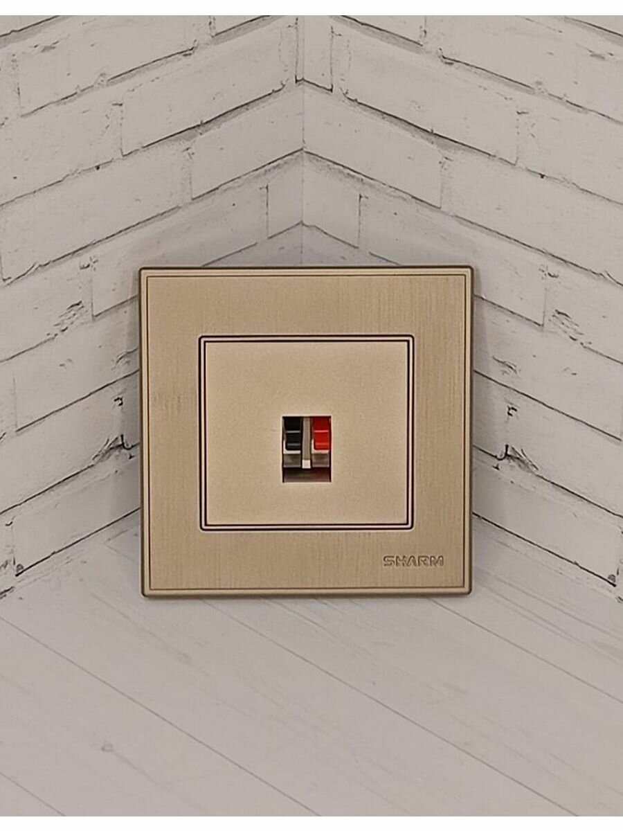 Розетка одинарная аудио 547