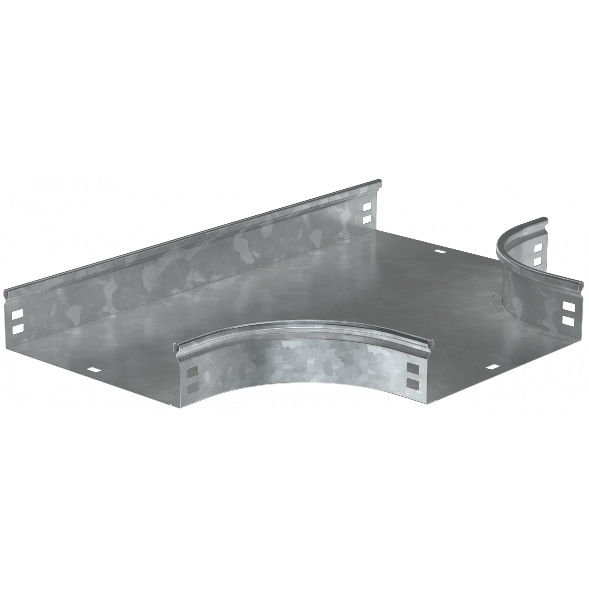 Разветвитель Т-образный плавный 80х100мм HDZ, IEK CRT01-0-080-100-HDZ (1 шт.)
