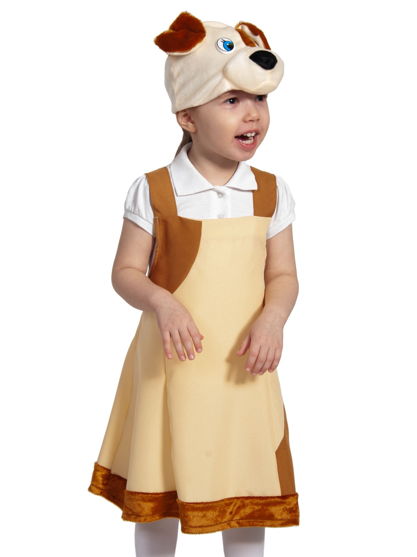 Костюм детский на девочку Собачка ткань-плюш (122-134)