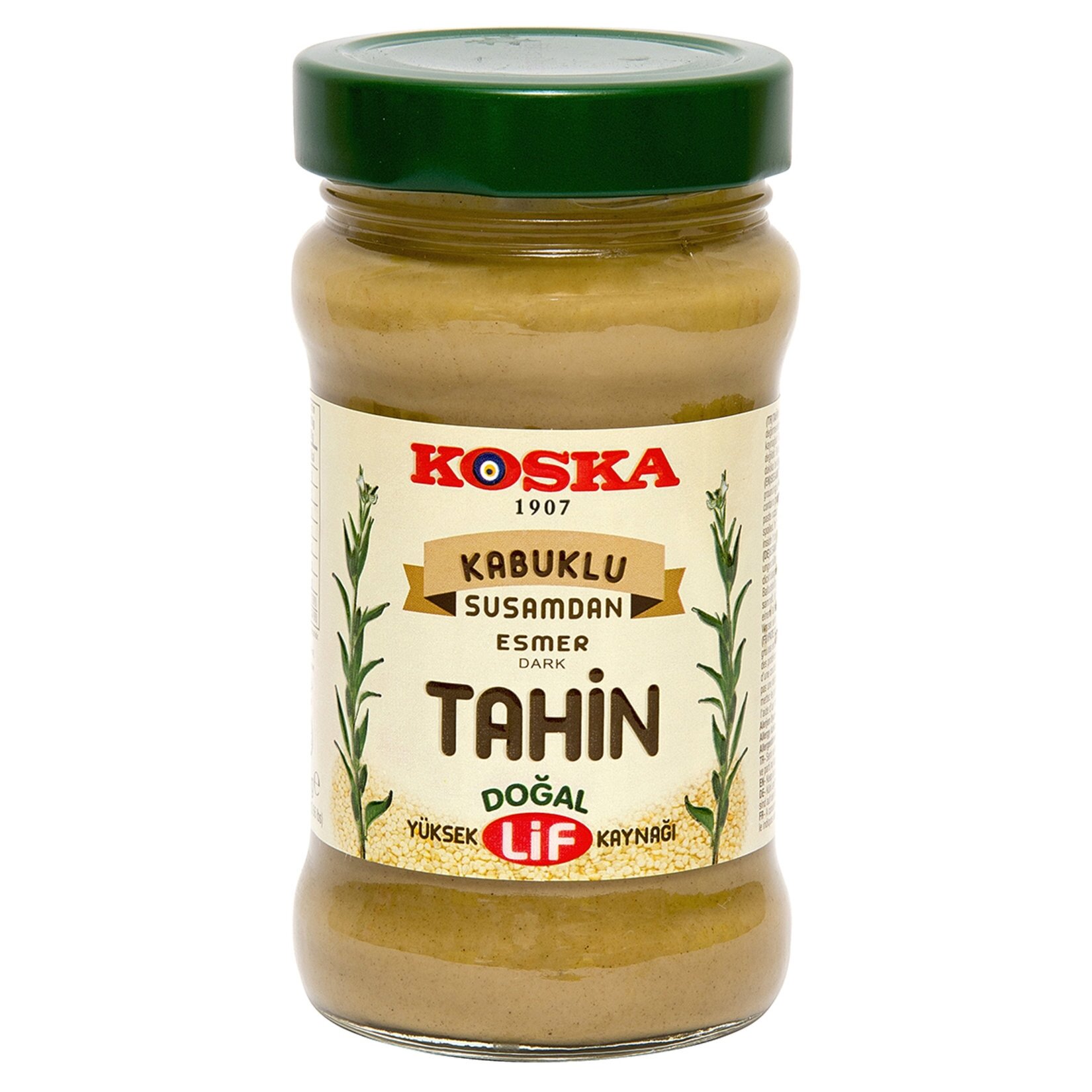 Кунжутная паста тёмная Koska Tahin dark sesame 300 г