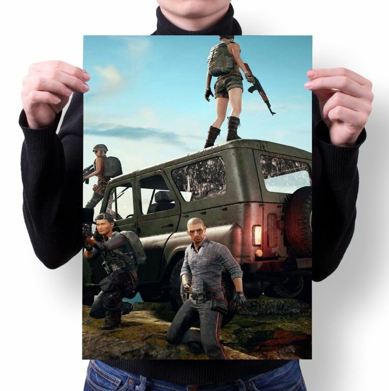 Плакат PlayerUnknown’s Battlegrounds, PUBG, пубг №15, А4