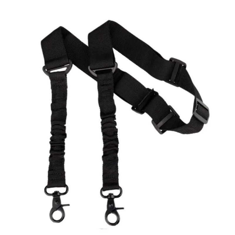 Двухточечный тактический ремень черный