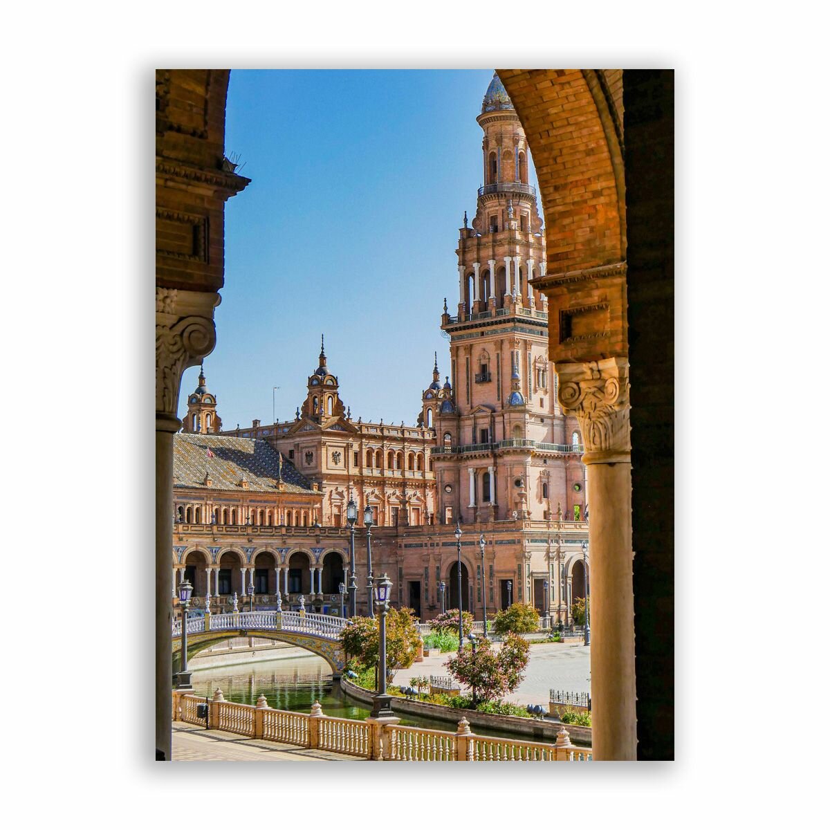 Постер, плакат на бумаге / Испания / Размер 30 x 40 см