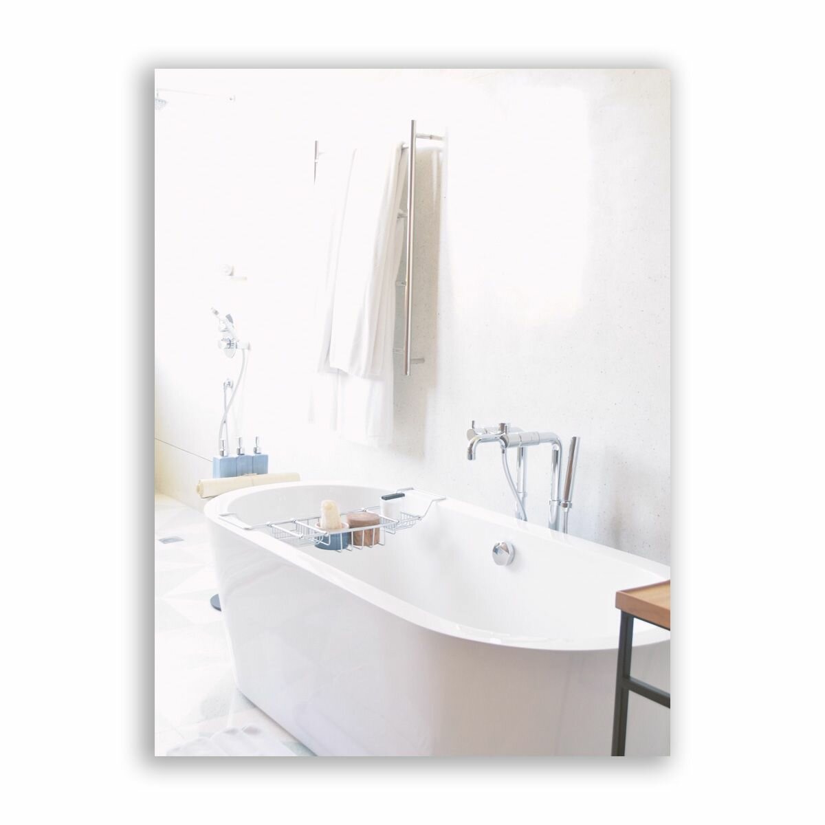 Постер, плакат на бумаге / Ванная комната / Размер 40 x 53 см