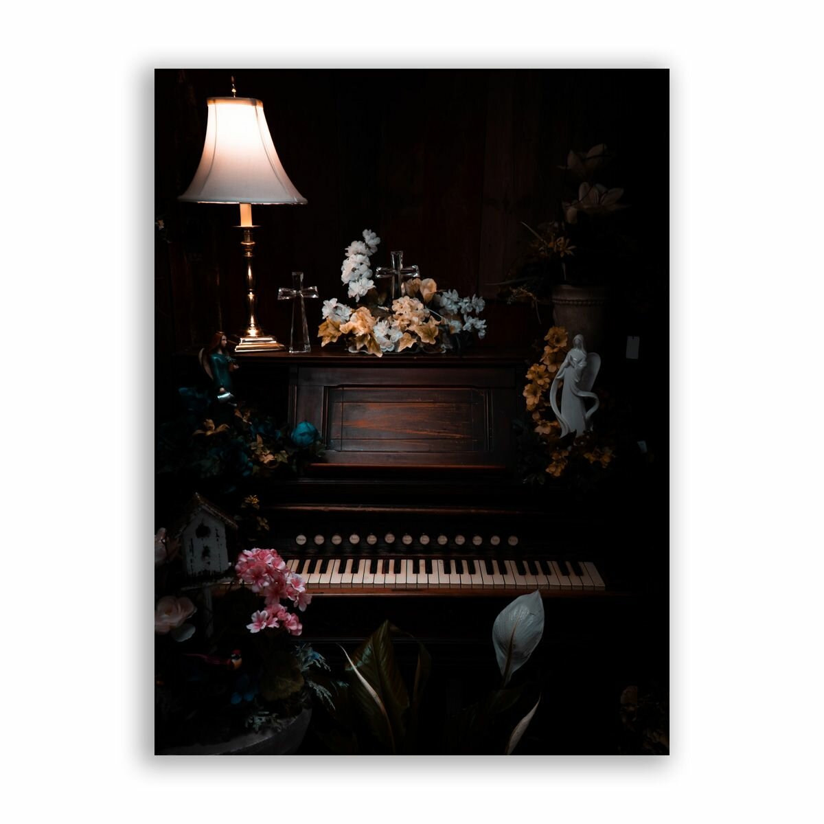 Постер, плакат на бумаге / Фортепиано / Размер 40 x 53 см