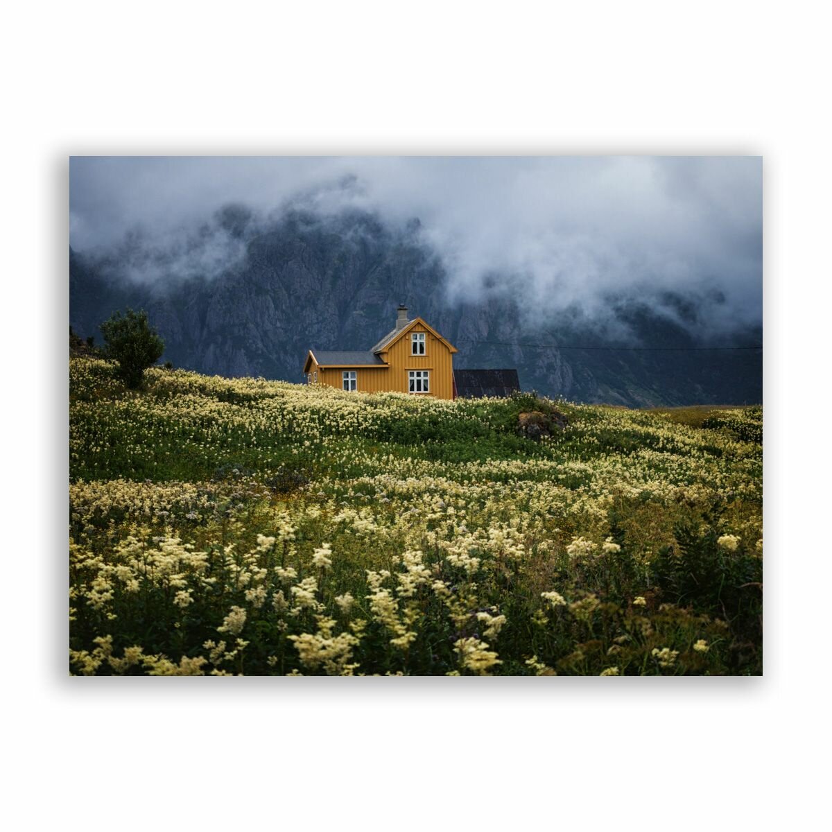 Постер, плакат на бумаге / Природа Норвегии - Пейзаж / Размер 40 x 53 см
