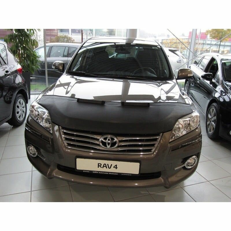 Дефлектор капота Кожаный для TOYOTA RAV4 2010-2016 (Тойота Рав4)