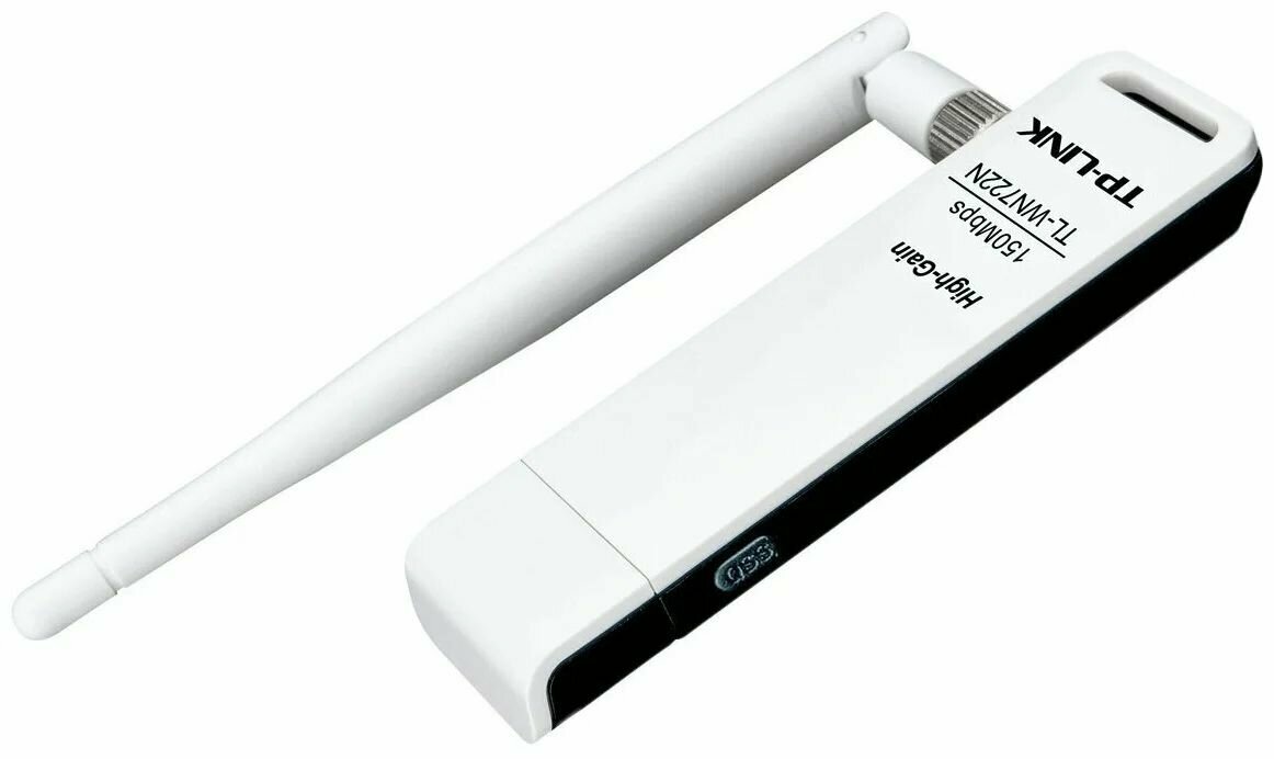Адаптер TP-LINK TL-WN722N High Power Wireless Lite-N USB 802.11n/150 Mbps