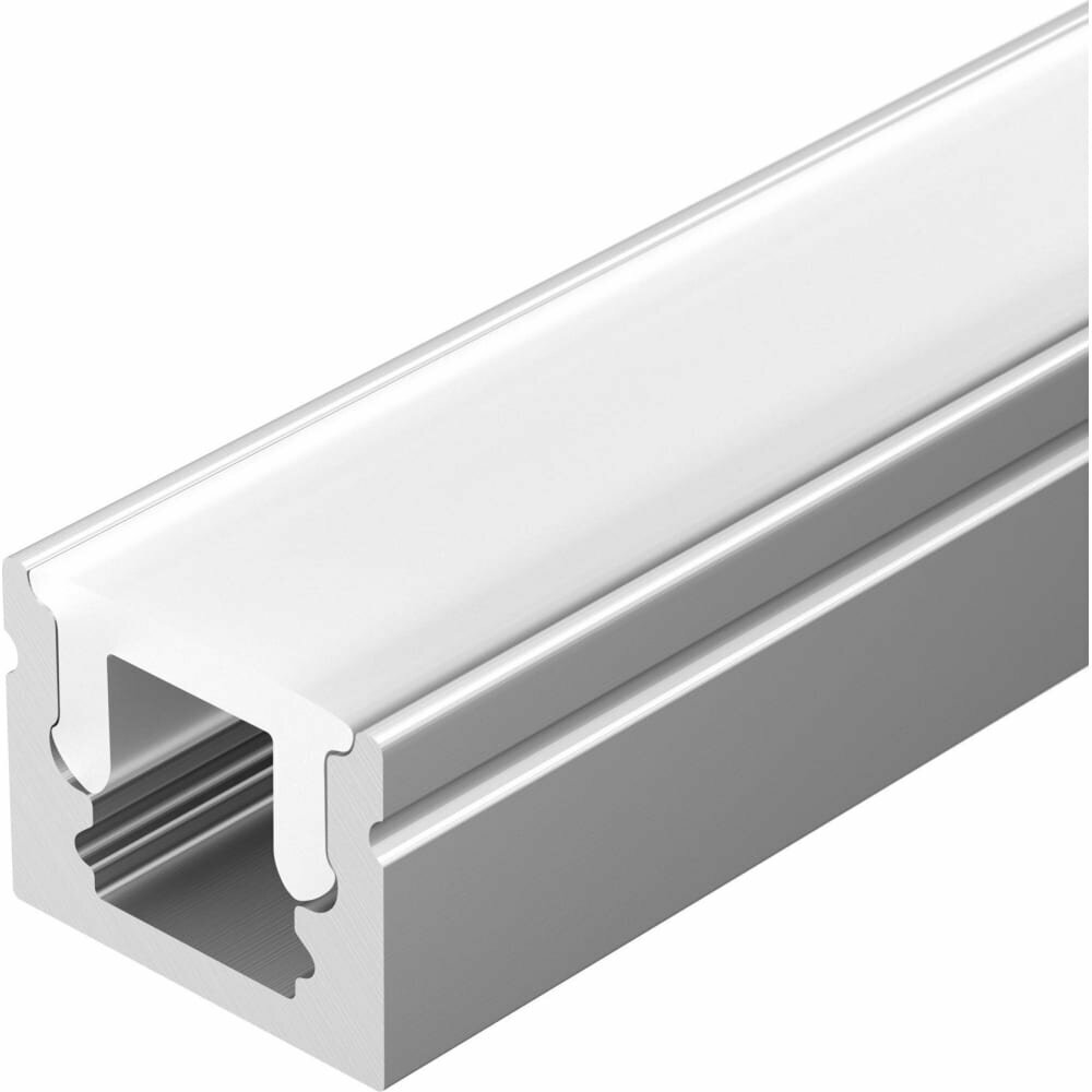 Профиль Arlight ARH-MINI5 ANOD алюминиевый серебристый накладной прямой профиль для потолка, узких лент