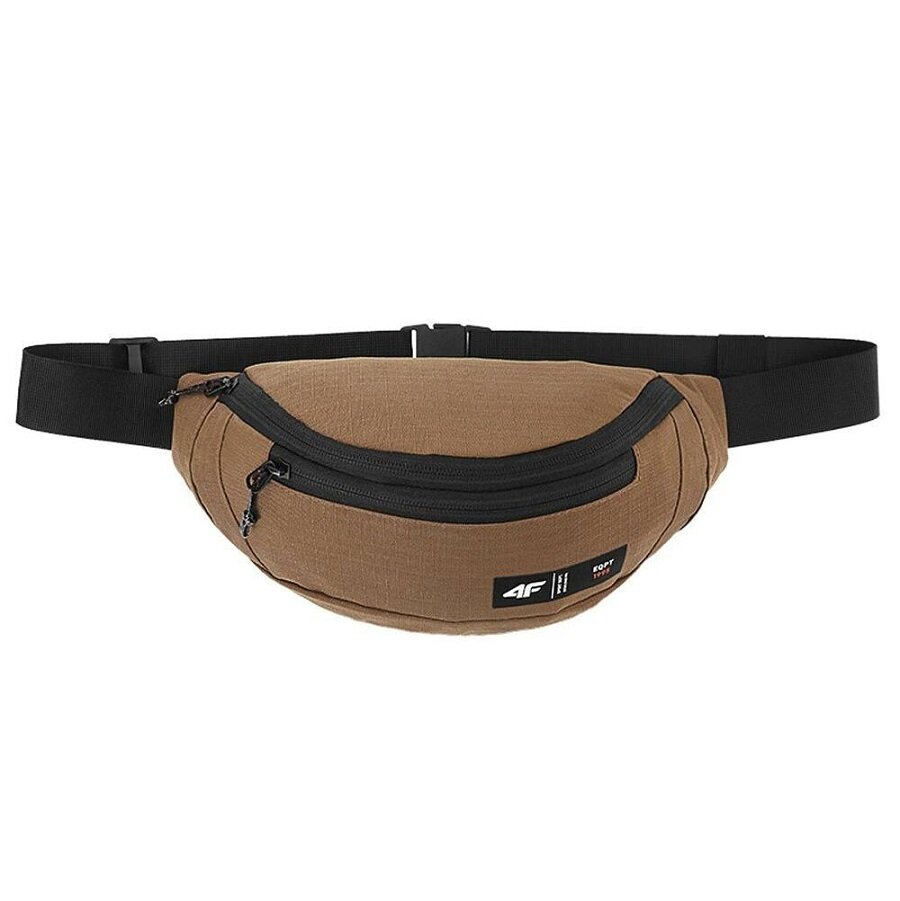 Сумка поясная Поясная сумка 4F коричневая 29х13,5 см