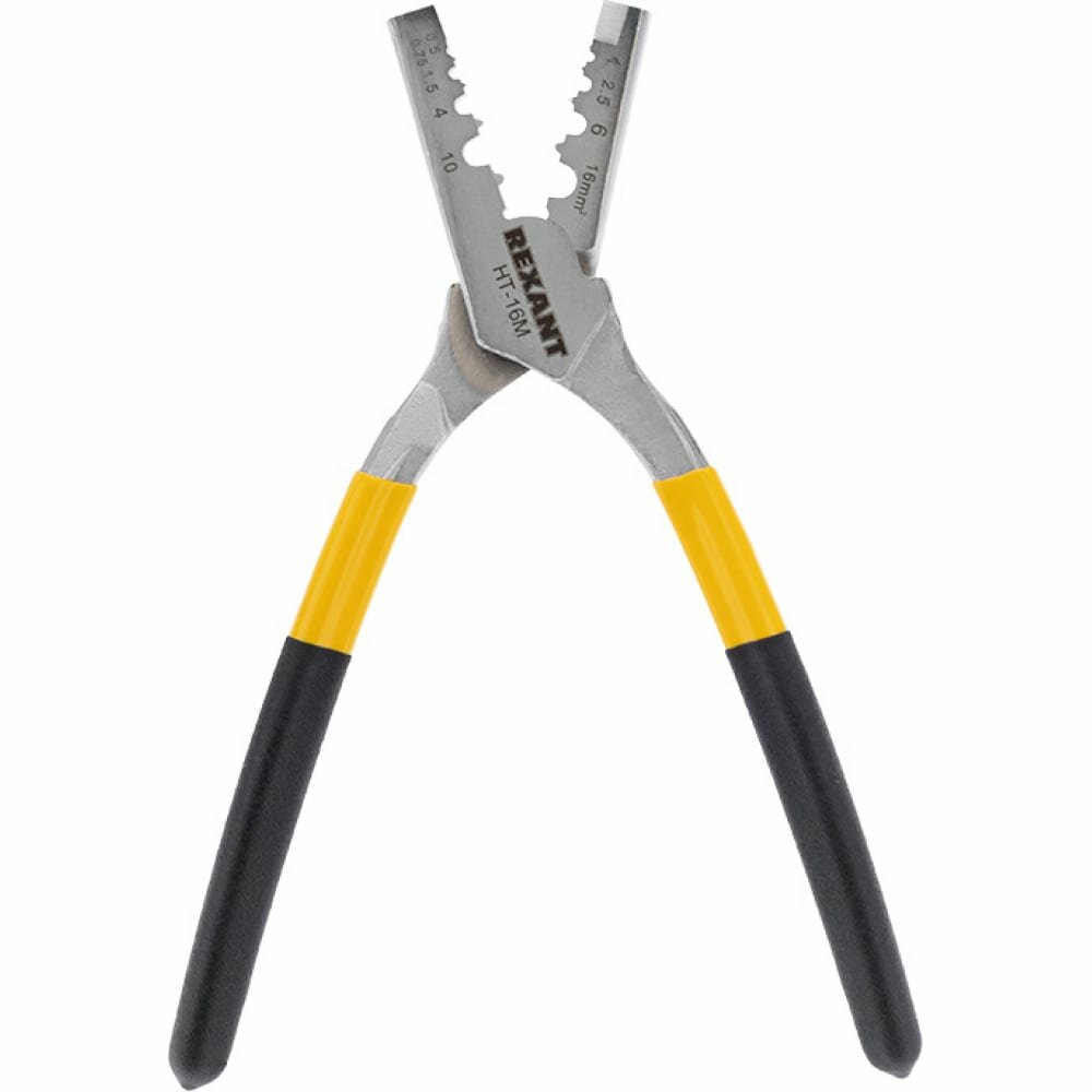 Пресс‑клещи REXANT HT‑16M 12‑3208 для обжима втулочных наконечников, для изолированных и не изолированных наконечников