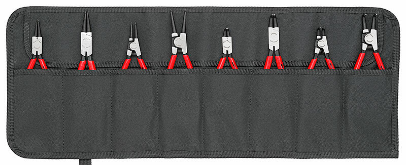 Набор щипцов для внутренних и внешних стопорн. колец, 8 пр. Knipex KN-001958V01