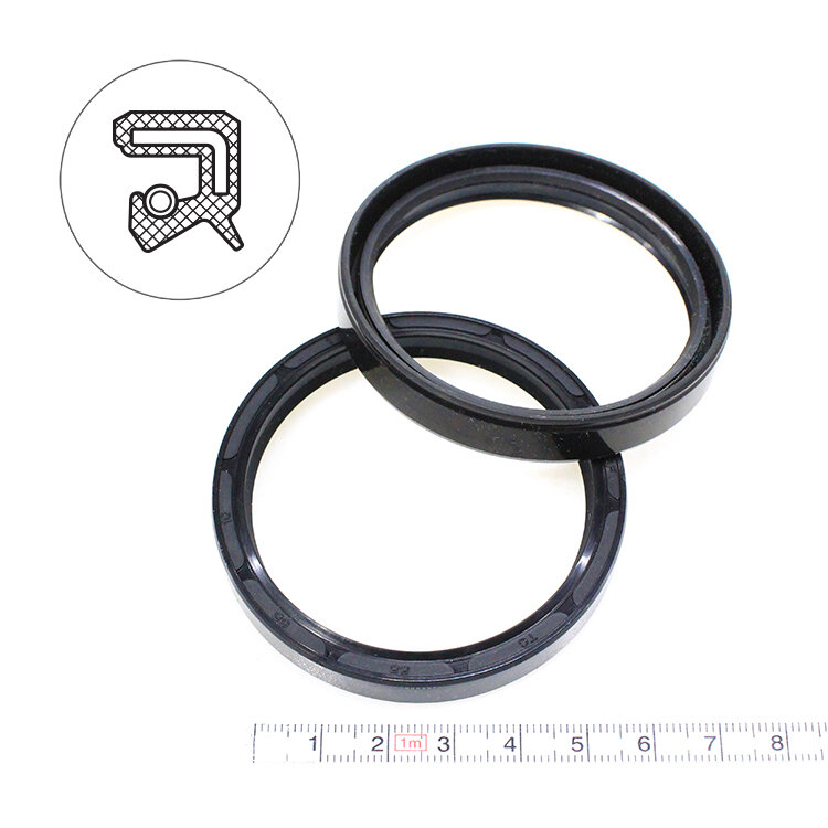 Манжета армированная (Сальник) 55х65х10 (тип 2 / TC) 70NBR (упаковка 10 шт.)