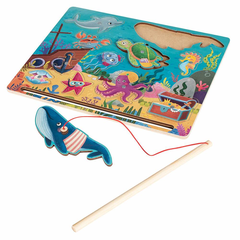 Настольная игра обучающая дидактическая Genio Kids Didactics Рыбалка WMR1