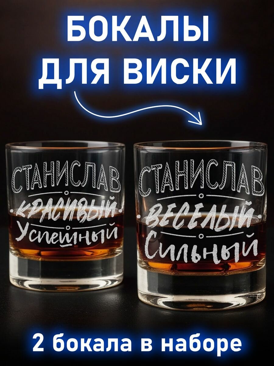 Именной набор для виски Станислав