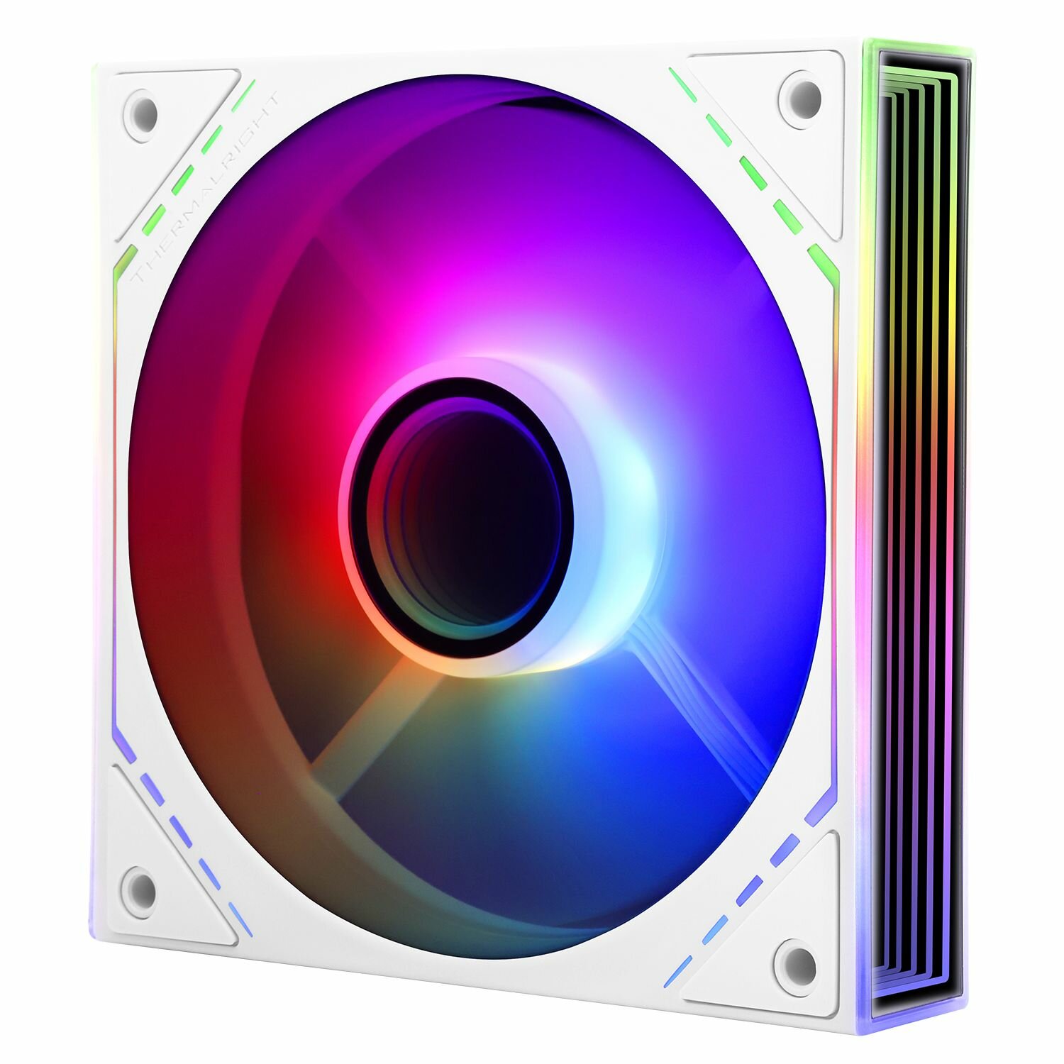 Вентилятор для корпуса Thermalright TL-M12 120*120*25 тихий с эффектом бесконечности на ребрах, цвет черный с ARGB