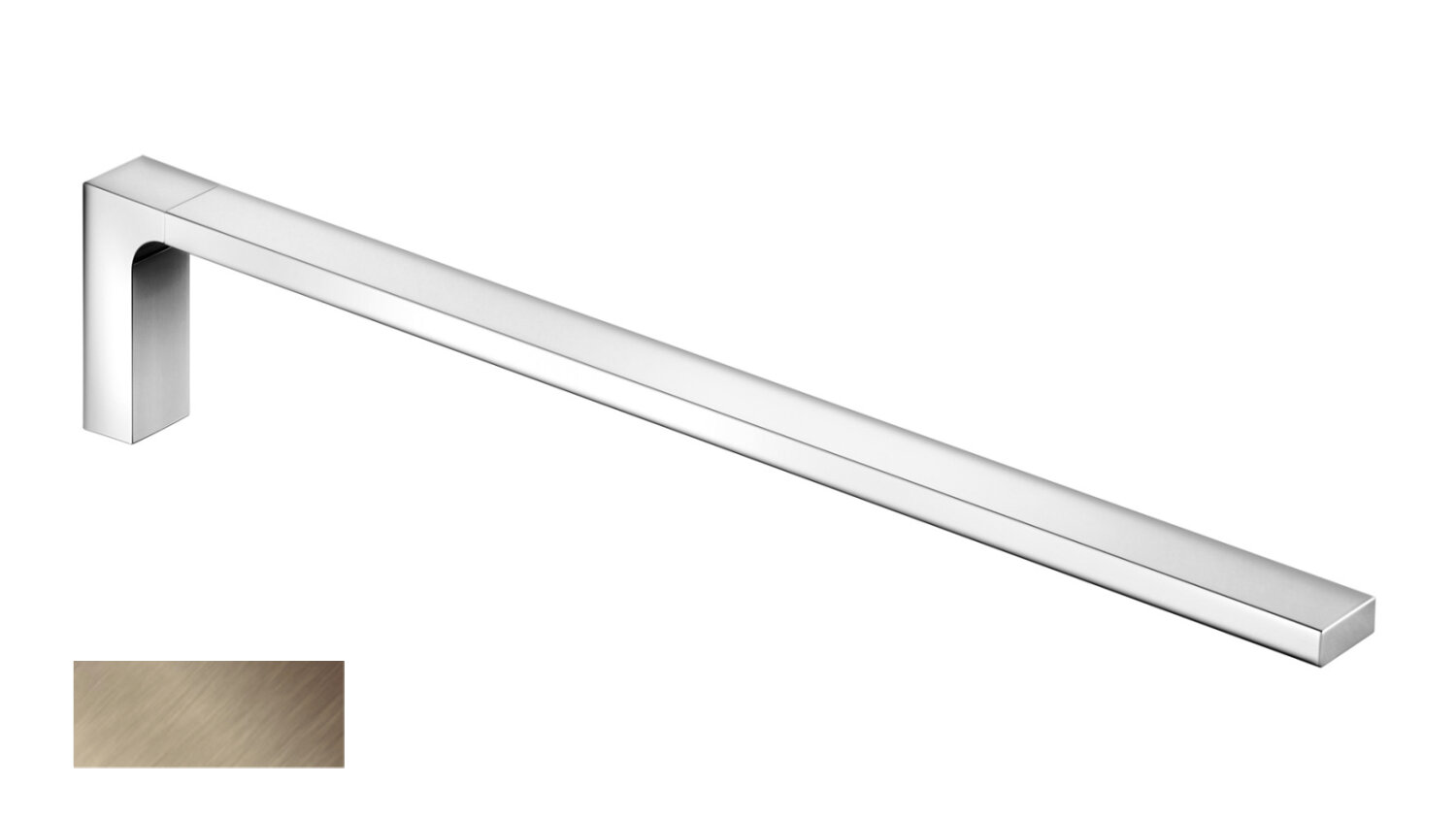 Полотенцедержатель Keuco Edition 11, 450мм, одинарный, неповоротный, шлифованная бронза 11120 030000