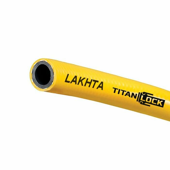 TITAN LOCK Шланг ПВХ для компрессоров "LAKHTA", желтый, вн. диам. 25мм, TL025LH_5