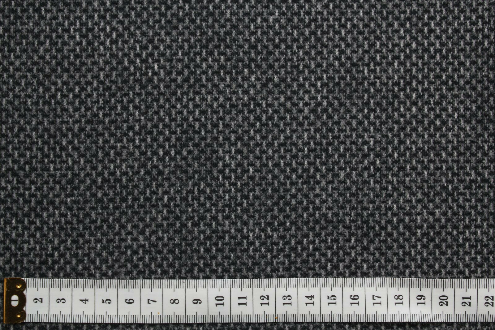 Ткань пальтовая серо-черная, ш152см, 0,5 м