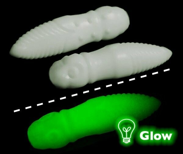 Мягкие приманки Jara Baits Trout Series LURY-35 Сыр # 717 Glow (10шт), в банке