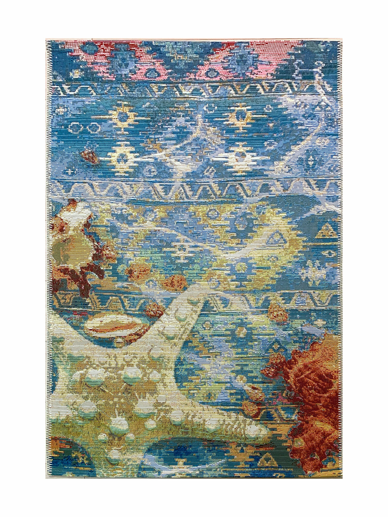 Безворсовый ковёр Египет Медитерранеан 437 Х размер 110х170