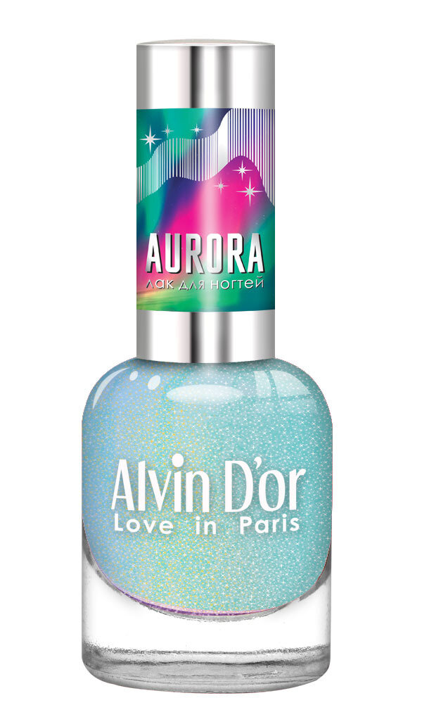 Alvin D'or, Лак для ногтей Aurora тон 11 северная aurora