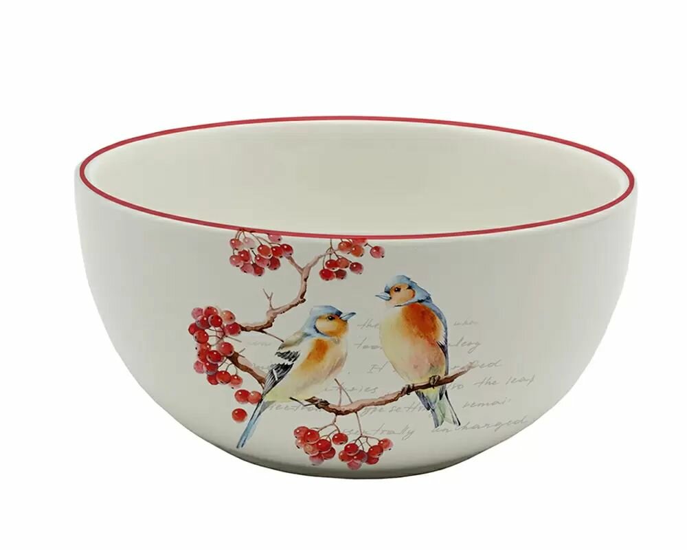 Салатник Птицы на ветке керам. 580мл PRIMA COLLECTION