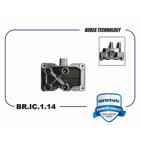 Brave BR. IC.1.14 катушка зажигания 1459278 br. ic.1.14 Ford (Форд) Focus (Фокус) II 1.4, 1.6, fiesta, c-max, fusion