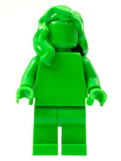 Минифигурка Lego tls105 Everyone is Awesome Bright Green (Monochrome)
