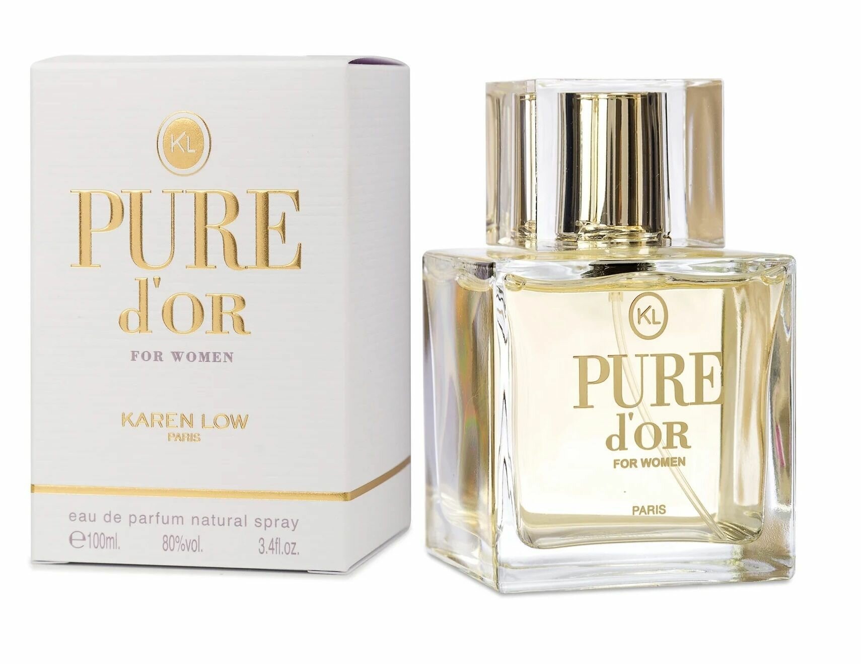 Парфюмерная вода Geparlys Pure d'Or, женская, цветочный аромат, флакон 100мл