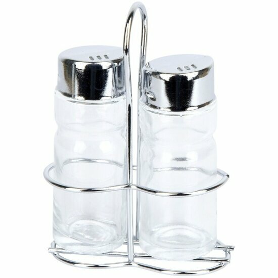 Набор для специй Nouvelle солонка, перечница на подставке, 50 мл (0190262)
