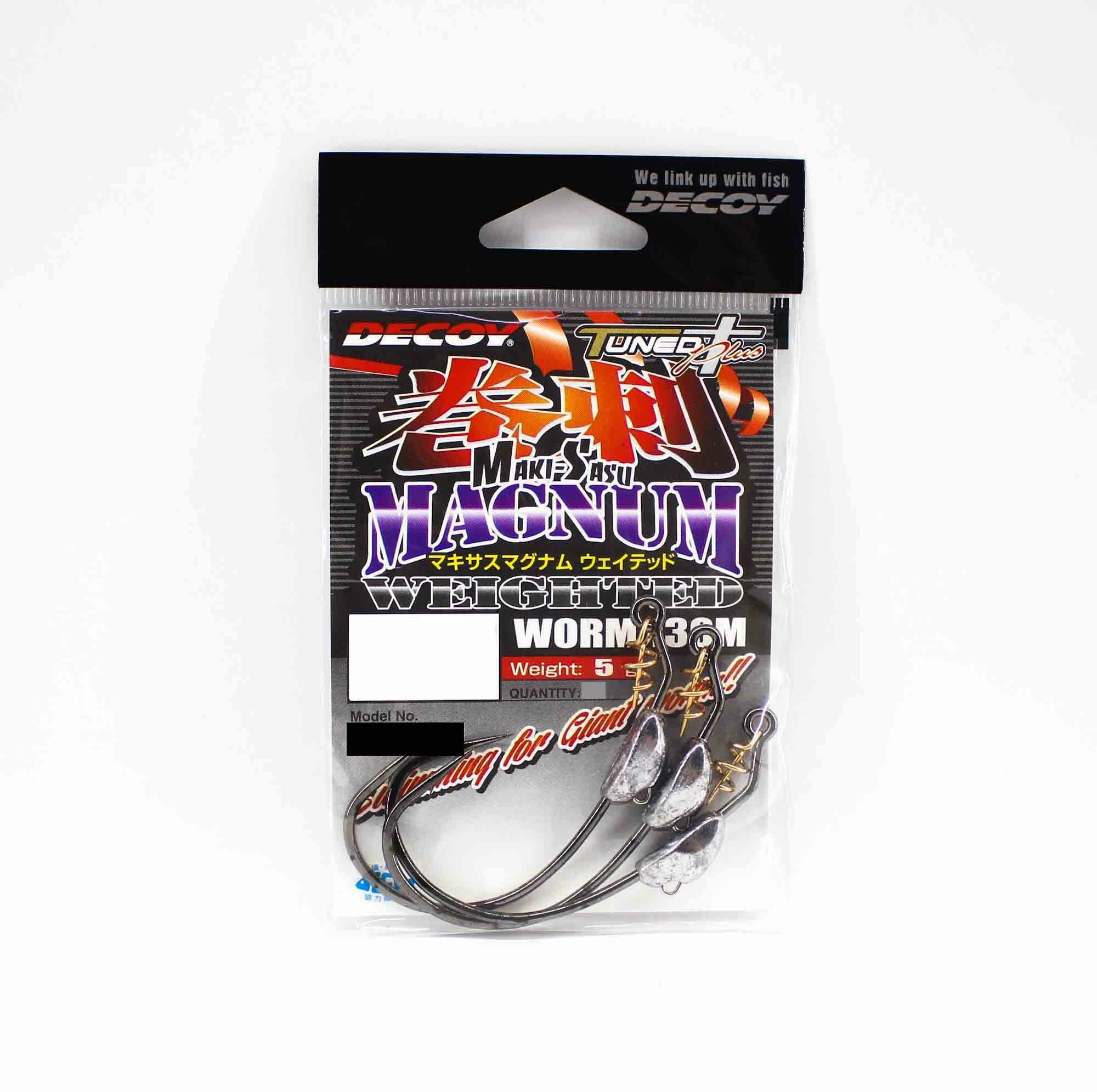 Крючок Decoy Worm 130 Makisasu Weighted #1