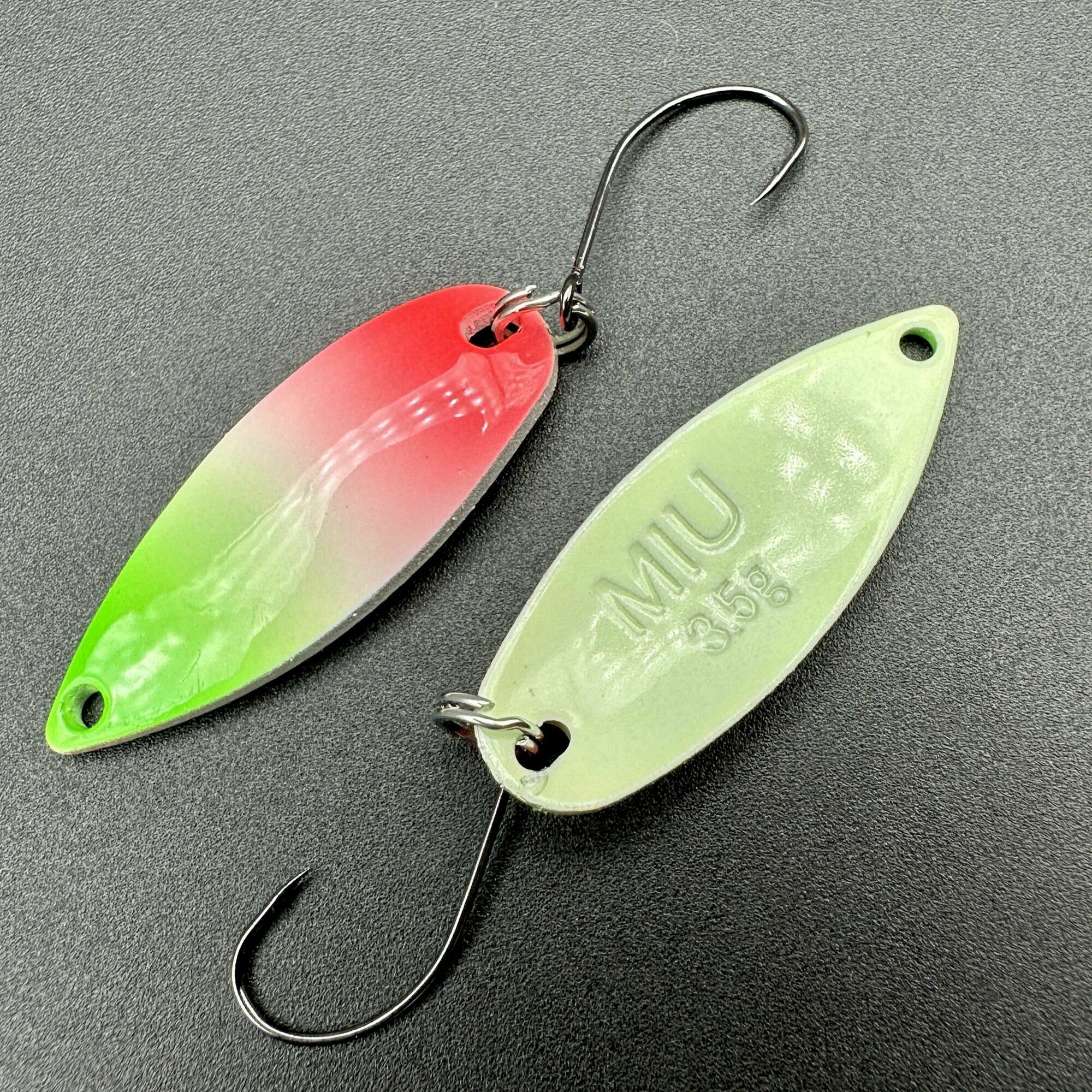 Блесна MIU Forest микроколебалка весом 3,5 грамма для ультралайтового спиннинга. Подойдет для ловли форели, окуня, голавля, жереха, хариуса, щуки и красноперки.