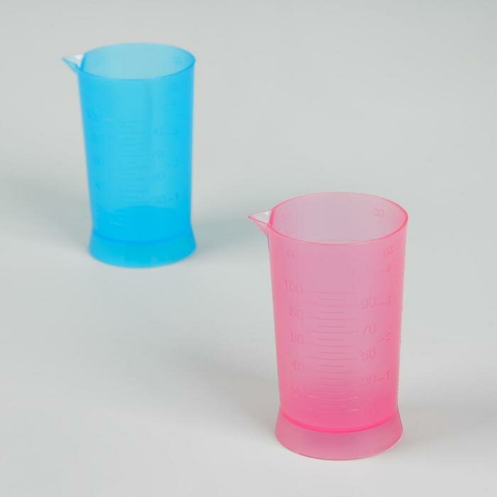 Мерный стакан, 100 мл, цвет микс