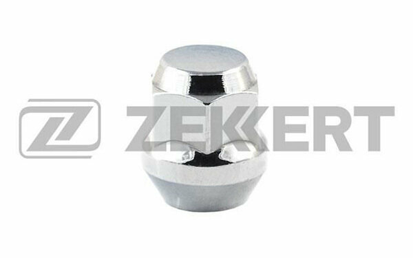 Гайка колесная конус M12 x 1,5 L 27 ключ 19 Хром. Комплект 5 шт.